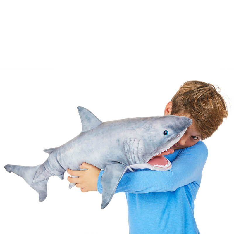 Folkmanis Great White Shark Hand Puppet – Imagine If