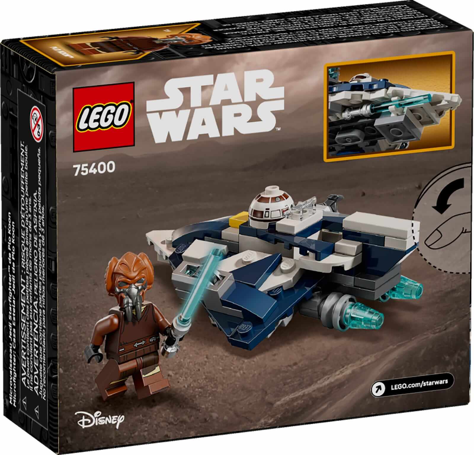 LEGO Star Wars 75400 Plo Koons Jedi Starfighter™ Microfighter – Imagine If