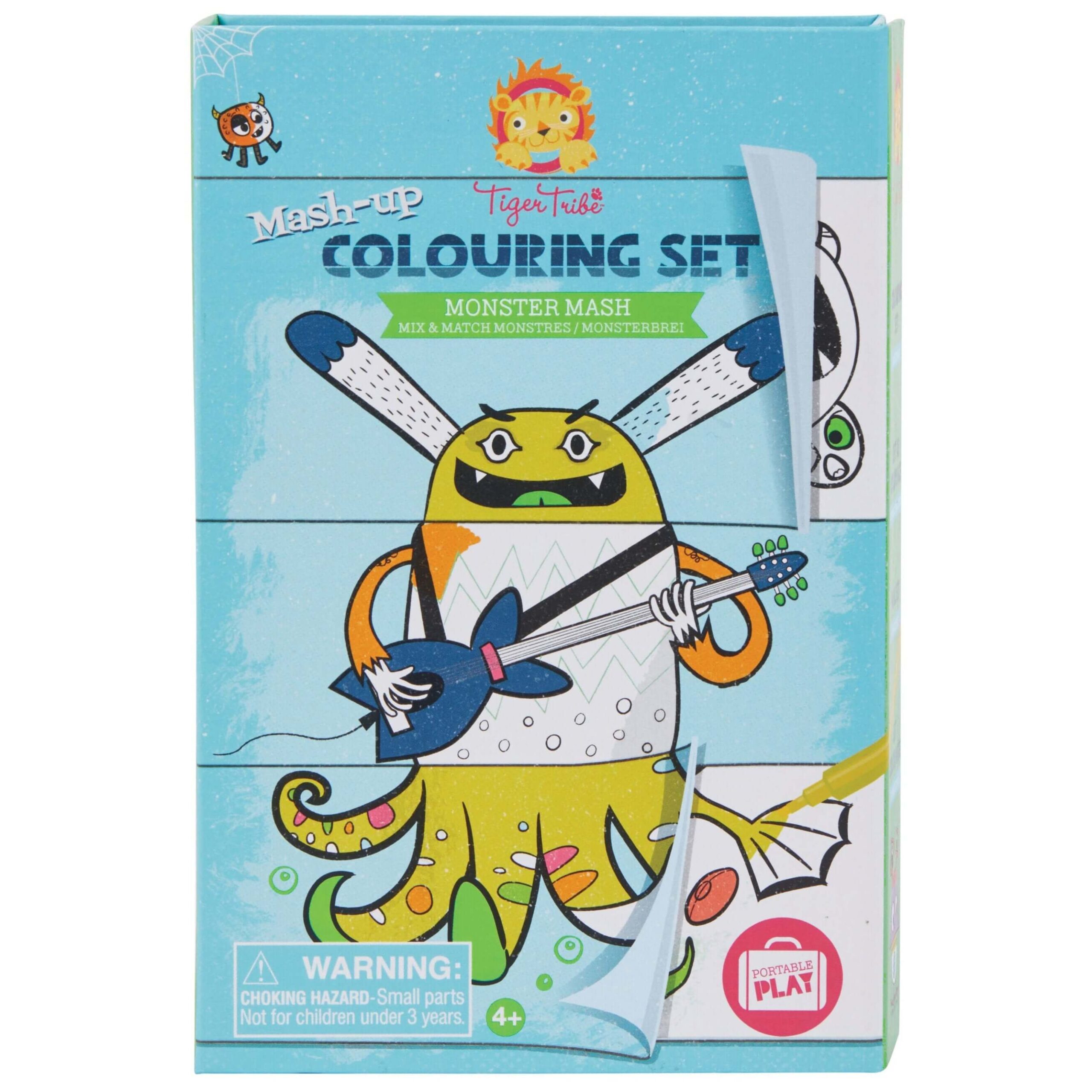 Tiger Tribe Mash-Up Colouring Set Monster Mash – Imagine If