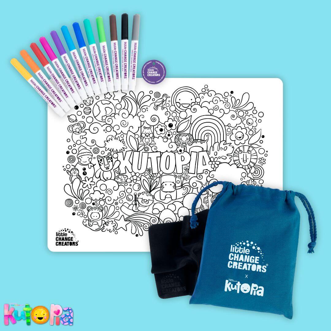 RE-FUN-ABLE Colouring Set Kutopia – Imagine If