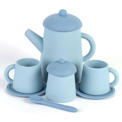Silicone Tea Set Blue – Imagine If