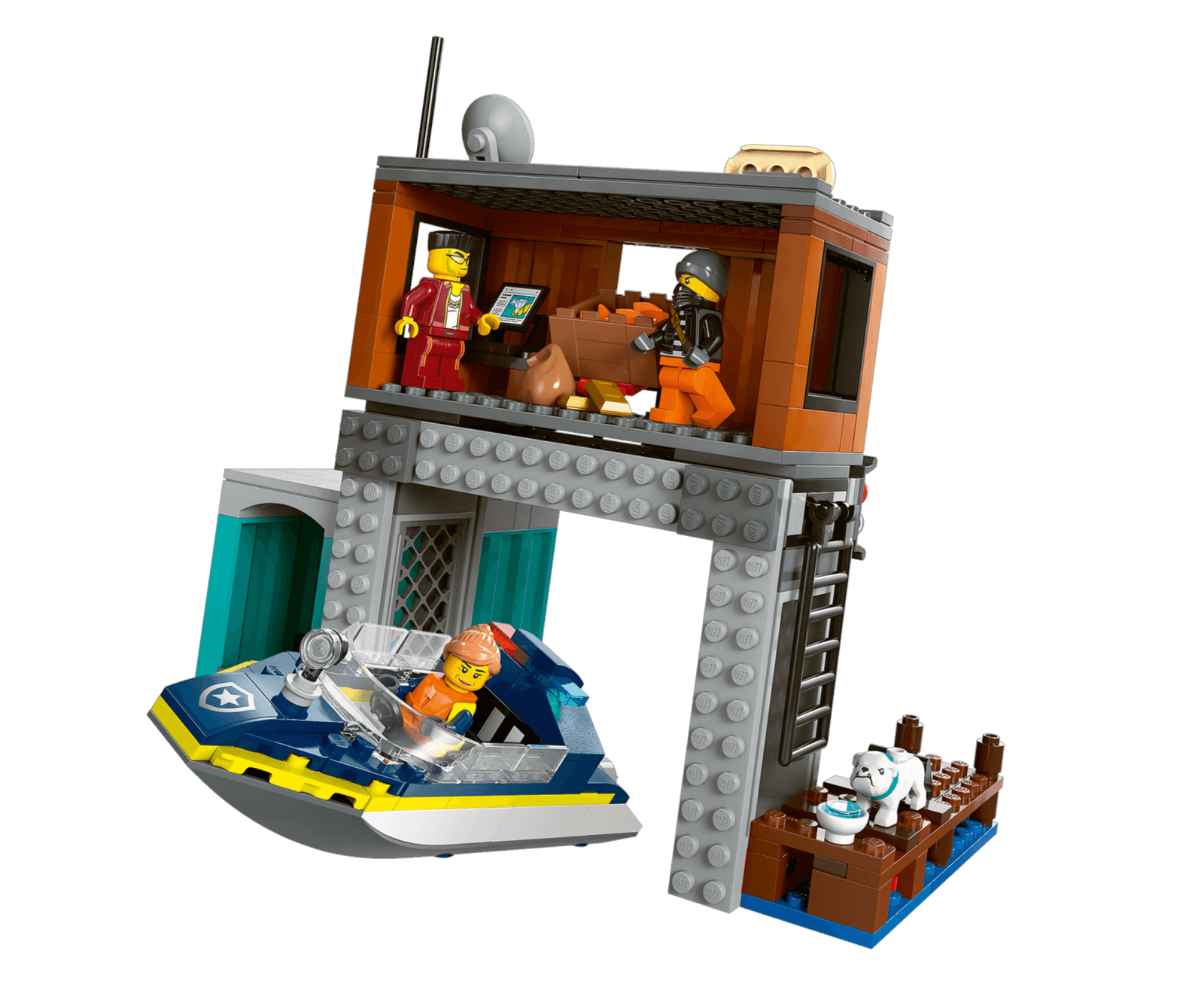 LEGO City 60417 Police Speedboat and Crooks Hideout – Imagine If