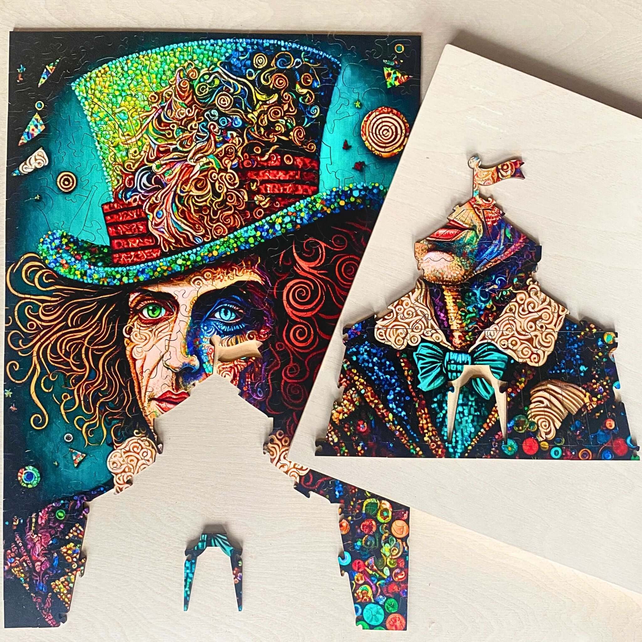 Twigg Puzzles Mad Hatter 282pc Wooden Puzzle – Imagine If