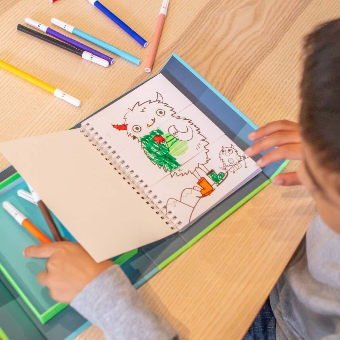 Tiger Tribe Mash-Up Colouring Set Monster Mash – Imagine If