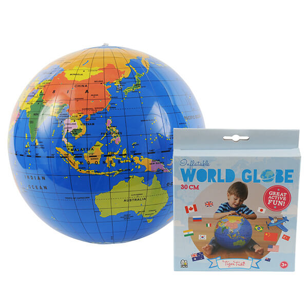 Inflatable World Globe 30cm – Imagine If