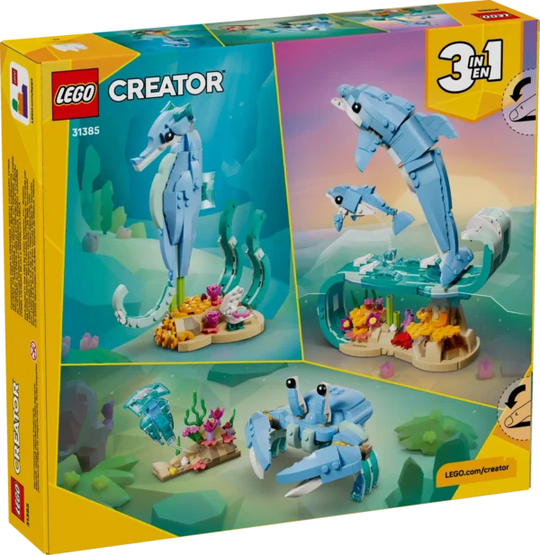 Lego Creator 3in1 31385 Sea Animals: Beautiful Dolphins – Imagine If