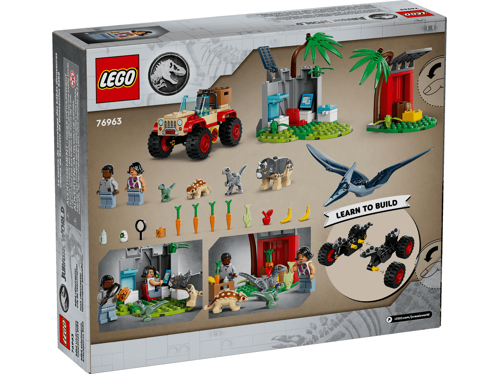 LEGO Jurassic Park 76963 Baby Dinosaur Rescue Center – Imagine If