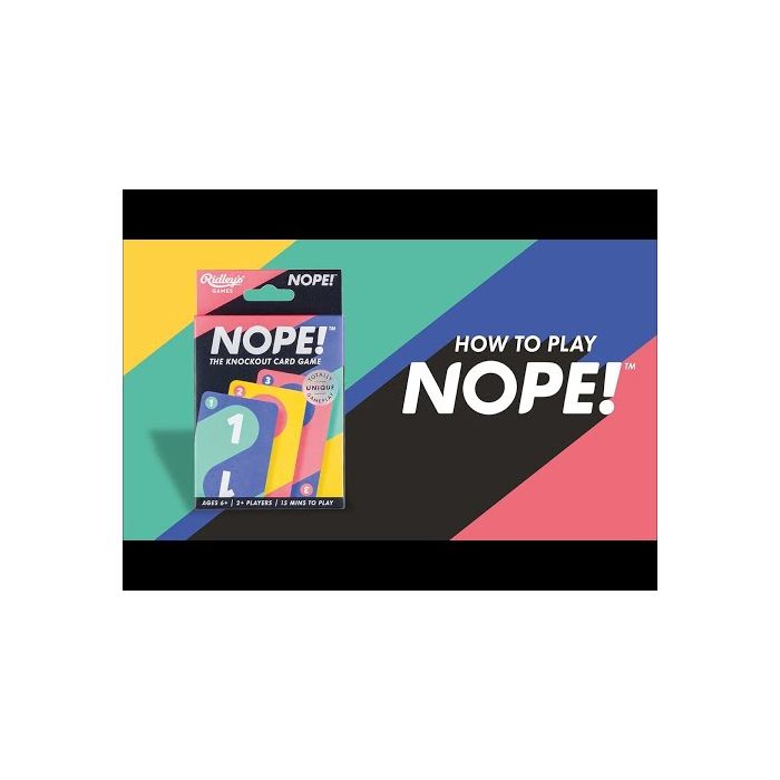 Nope The Knockout Card Game – Imagine If