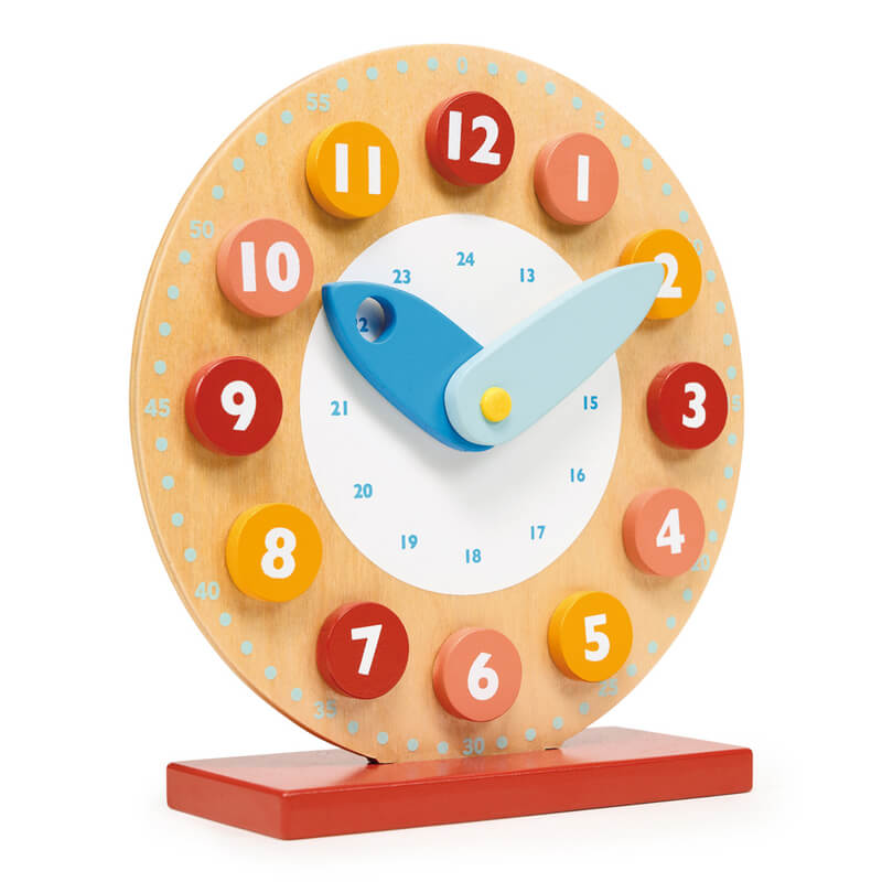 Mentari Wooden Teaching Clock – Imagine If