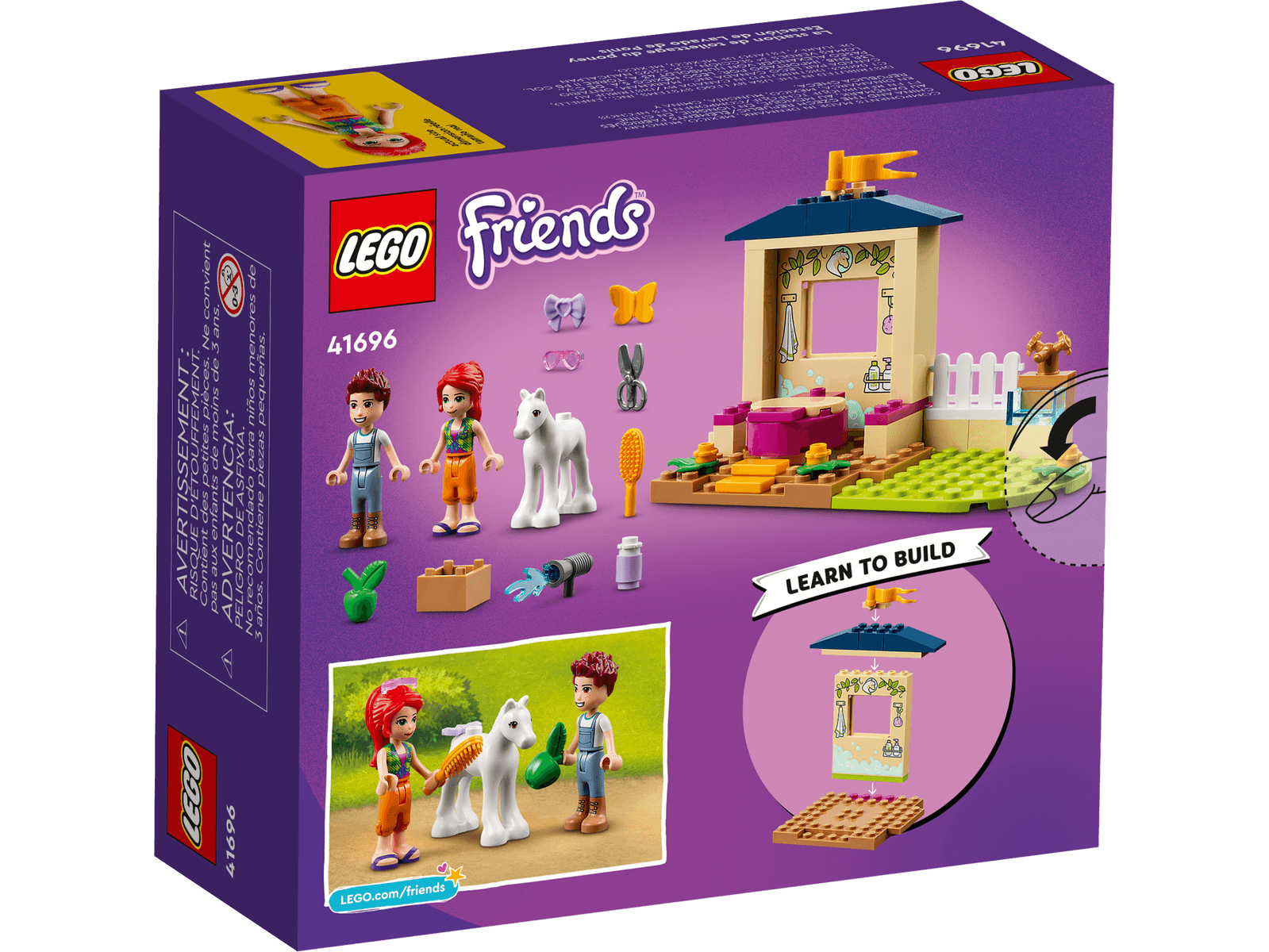 LEGO Friends 41696 Pony-Washing Stable – Imagine If