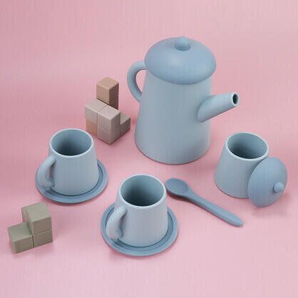 Silicone Tea Set Blue – Imagine If