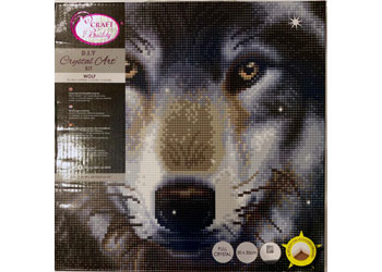 Crystal Art Wolf Kit – Imagine If