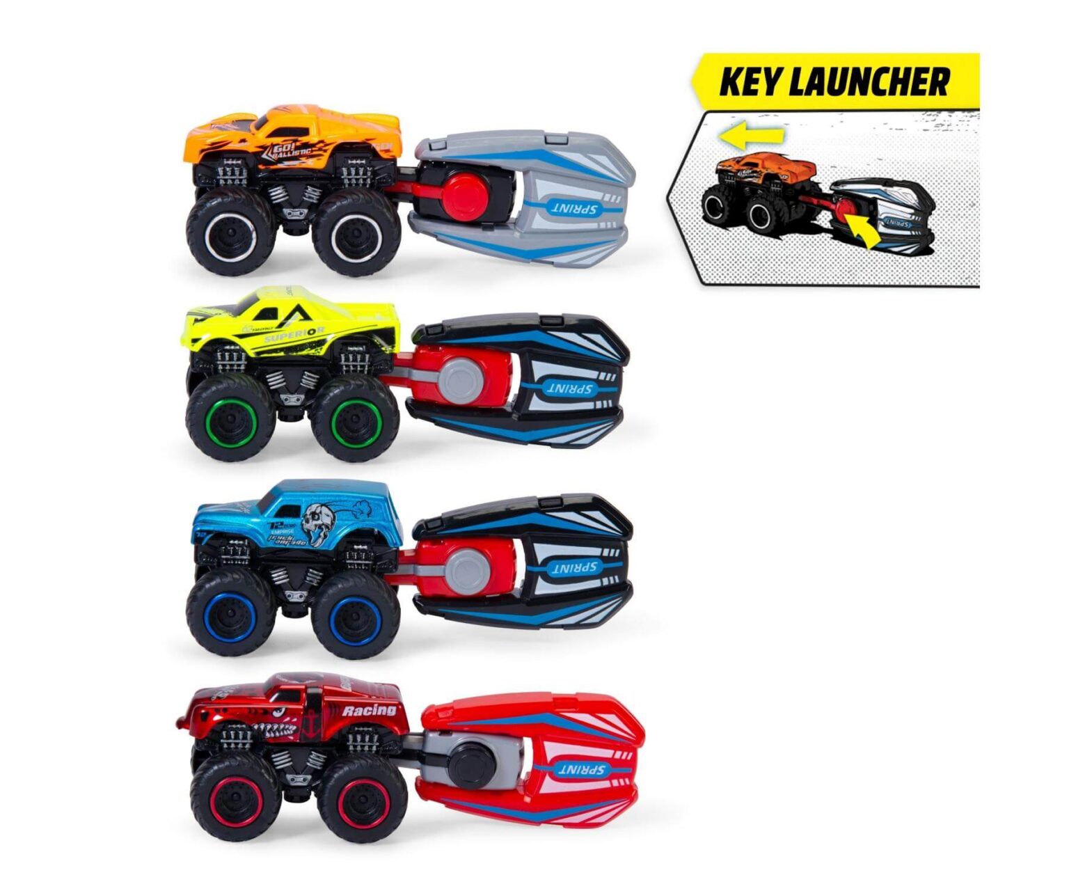Dickie Toys Key Racer with Launcher Assorted – Imagine If