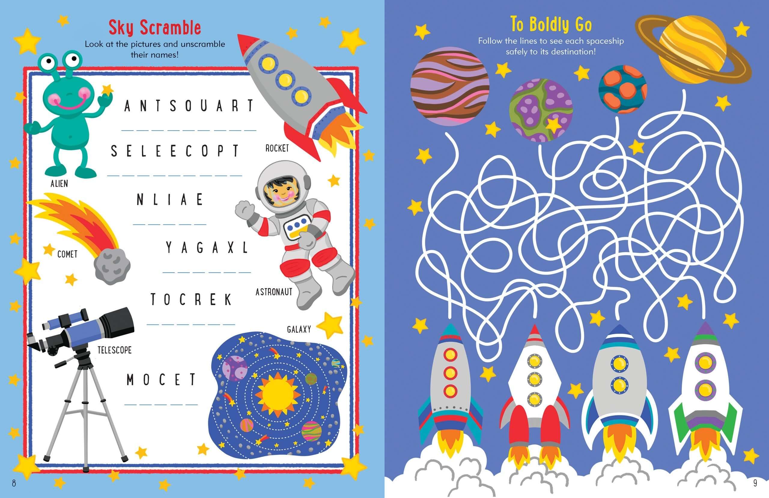 Outer Space Activity Book – Imagine If