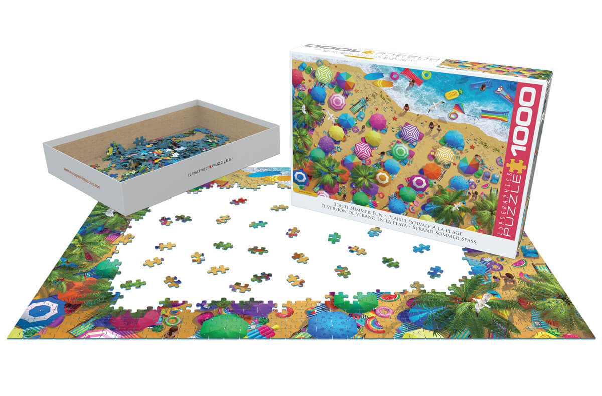 Eurographics Beach Summer Fun Puzzle 1000pc – Imagine If