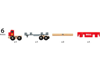 Brio 33657 Lumber Truck 6pcs – Imagine If