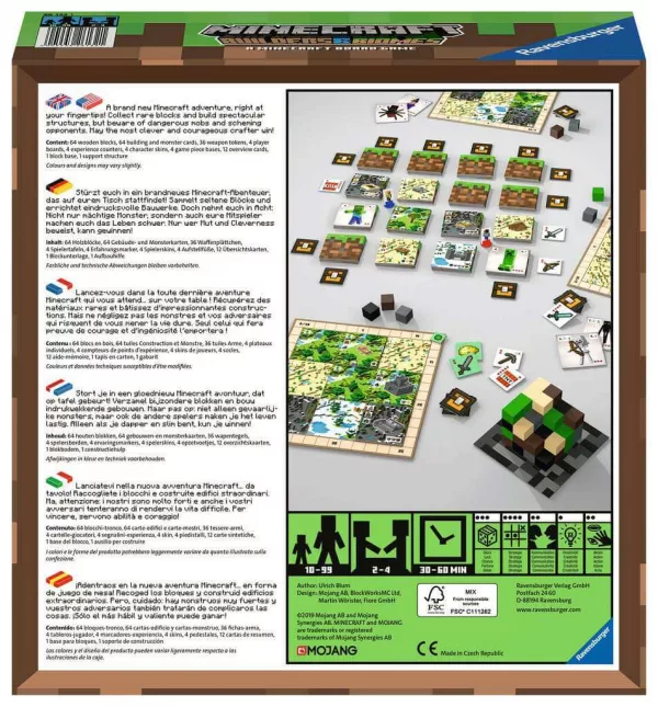 Minecraft Builders & Biomes Board Game – Imagine If