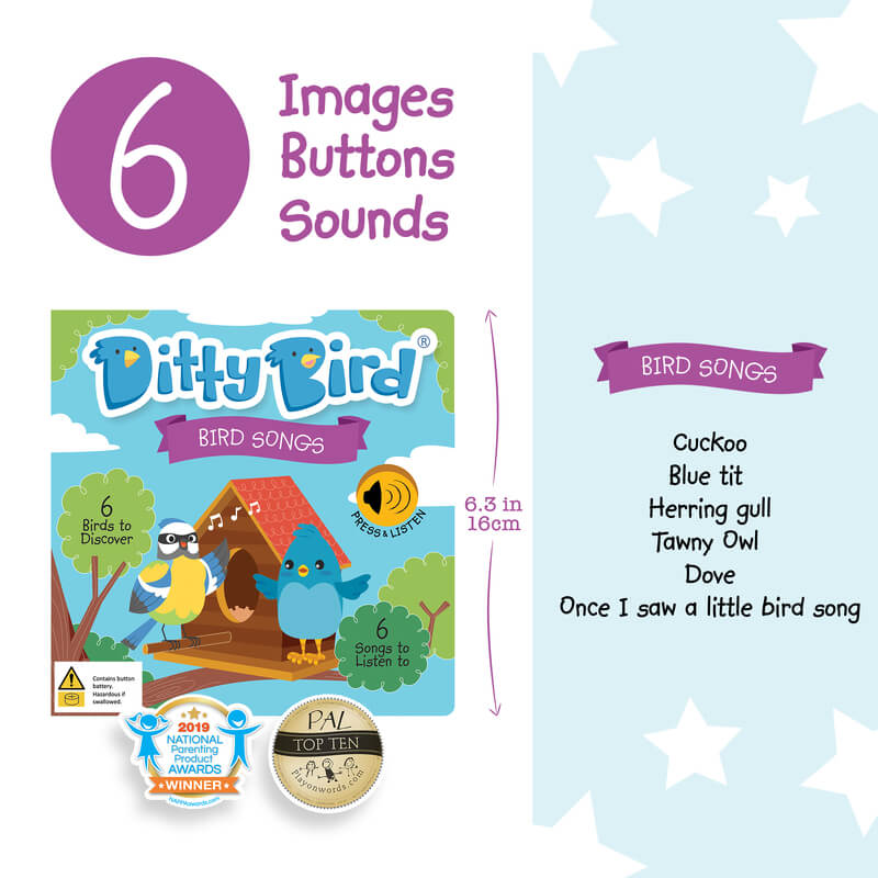Ditty Bird Bird Songs Sound Book – Imagine If
