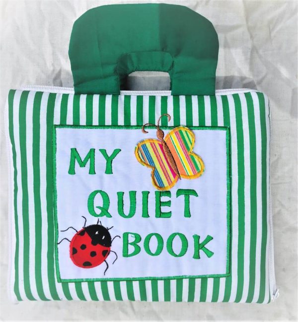 My Quiet Book Green Stripe – Imagine If
