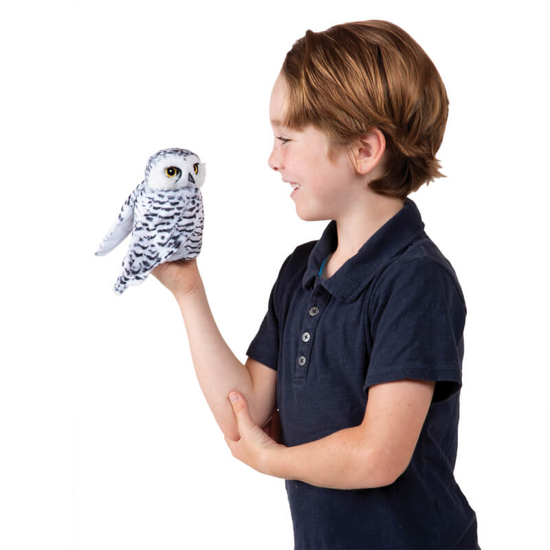 Folkmanis Small Snowy Owl Puppet – Imagine If