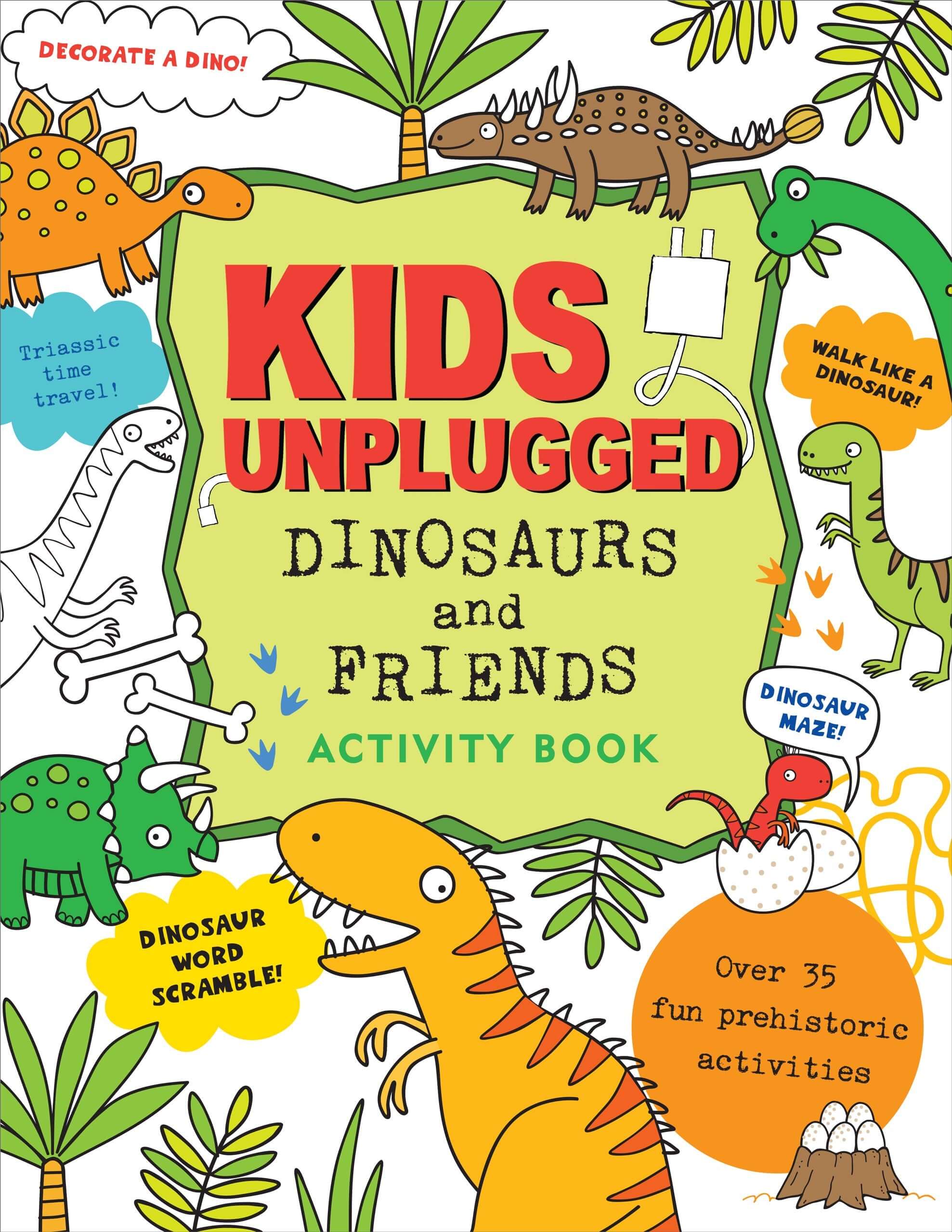 Kids Unplugged Dinosaur Activity Book – Imagine If