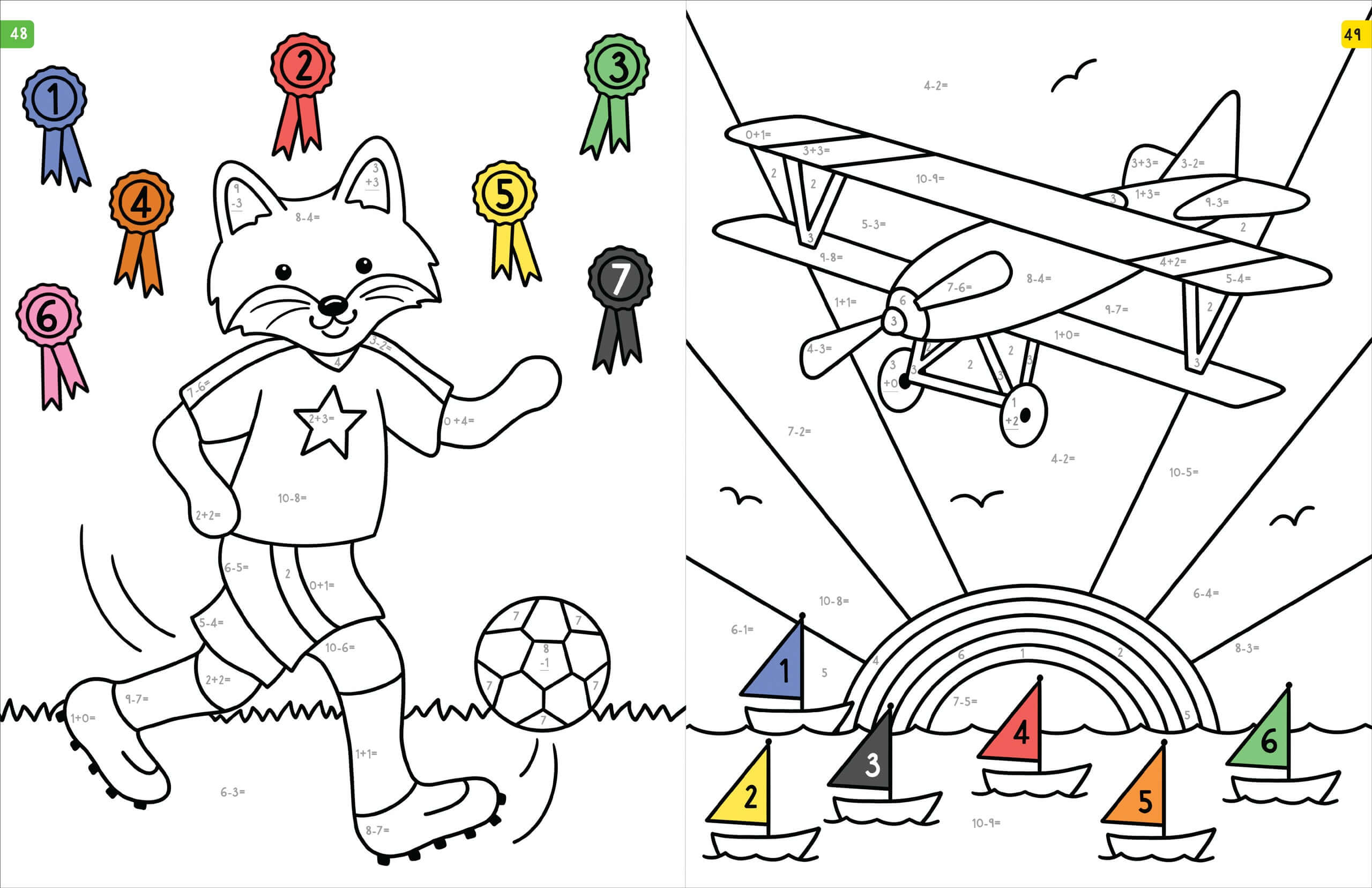 Color by Addition and Subtraction – Imagine If