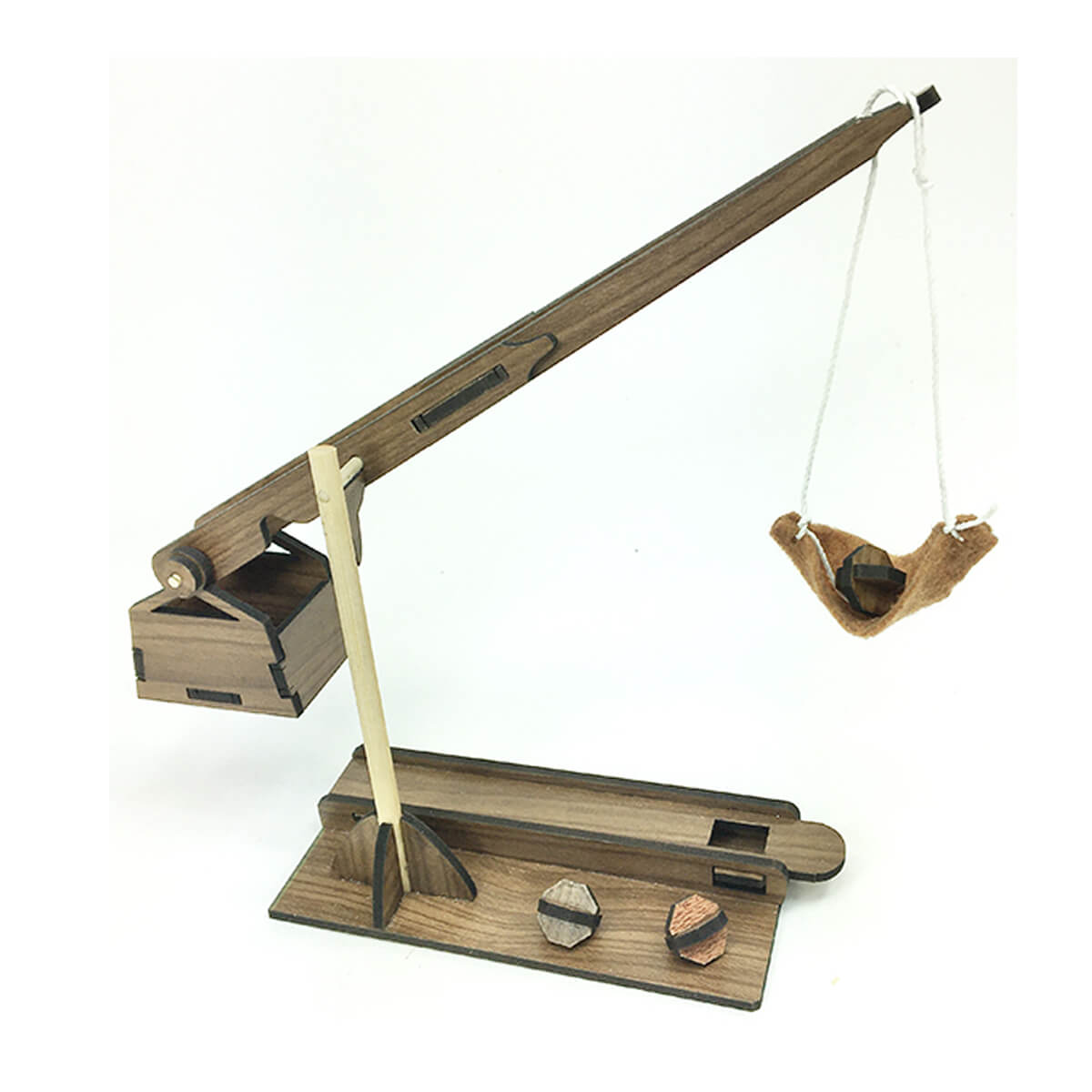 Da Vinci Mini Wooden Models Trebuchet – Imagine If