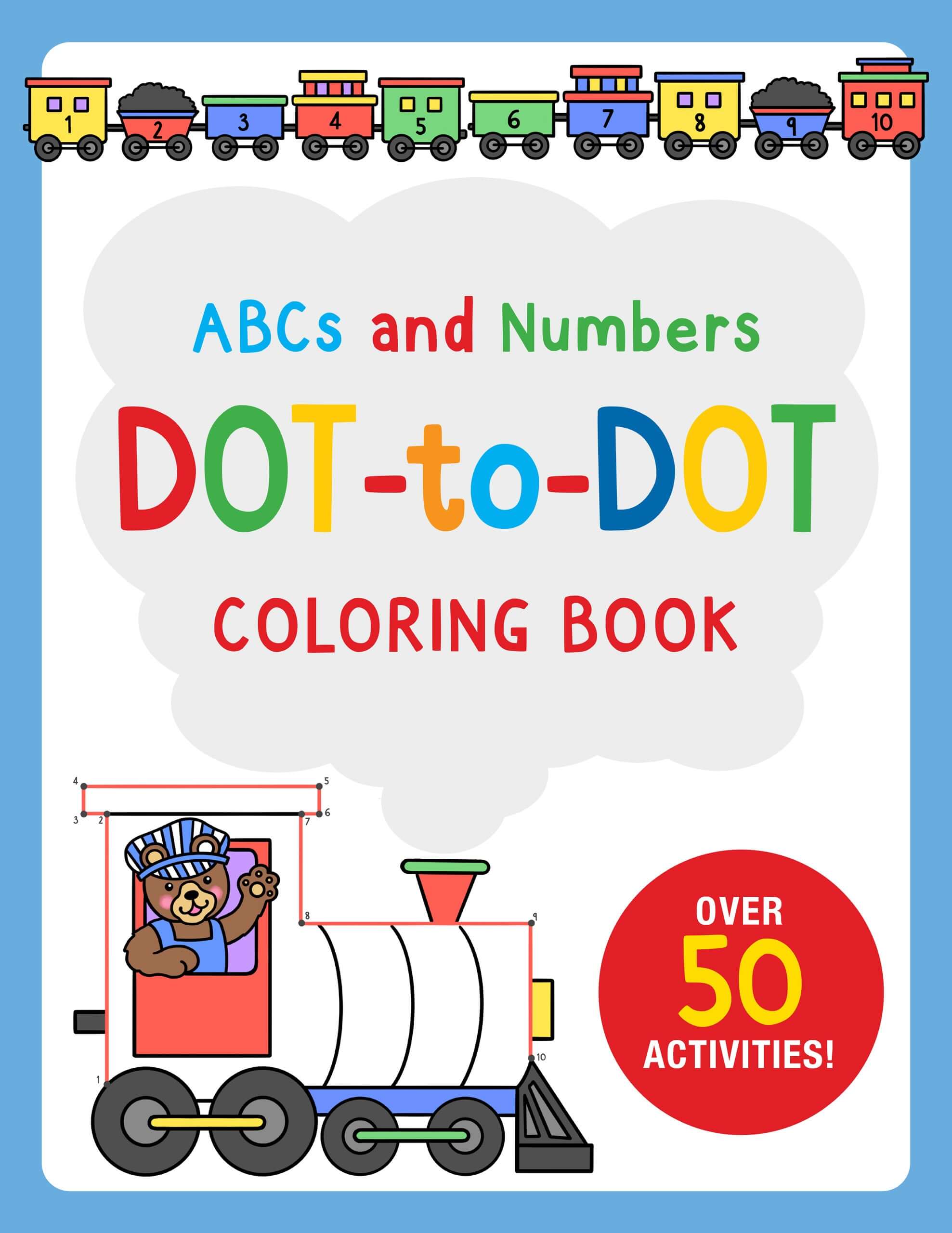 Preschool Dot-to-Dot Colouring Book – Imagine If