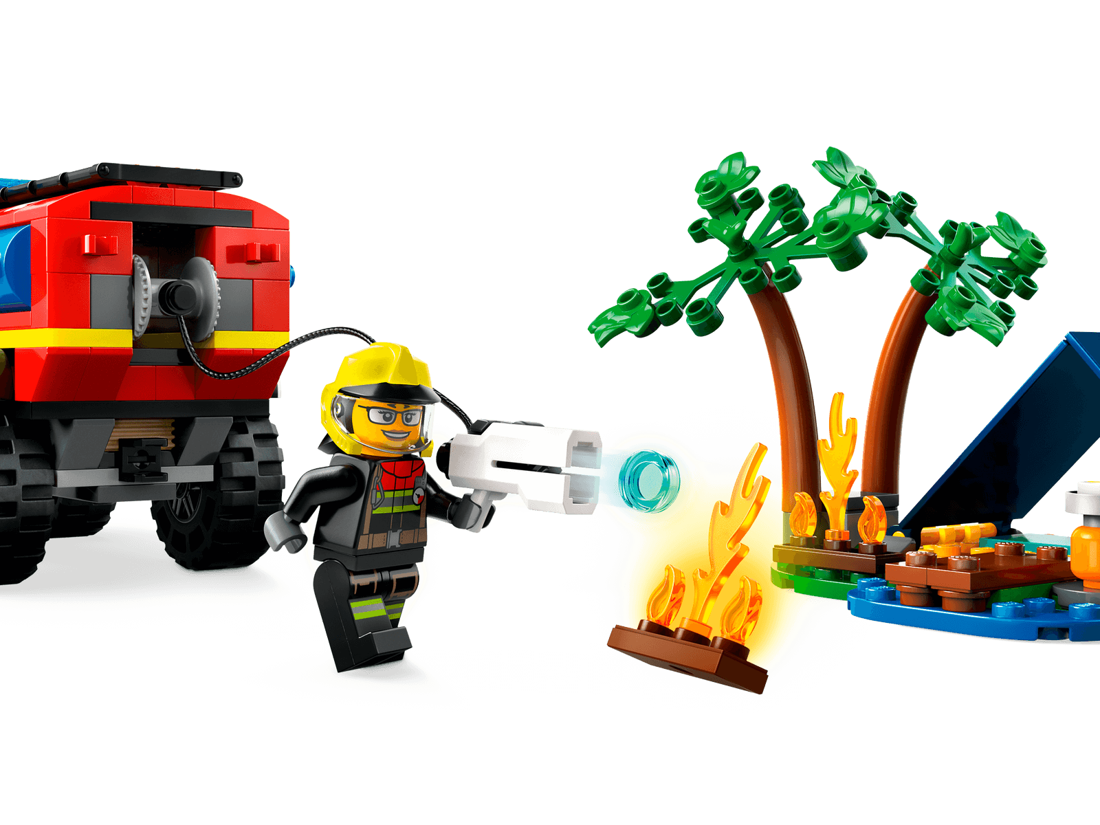 LEGO City 60412 4×4 Fire Truck with Rescue Boat – Imagine If