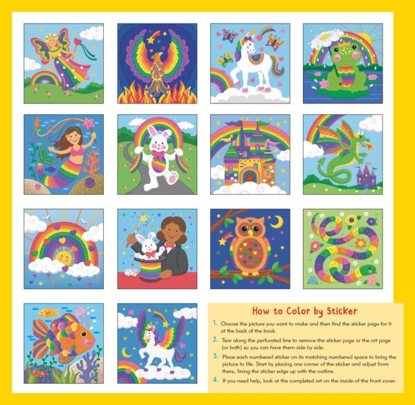 My First Color-By-Sticker Book Rainbow Magic – Imagine If
